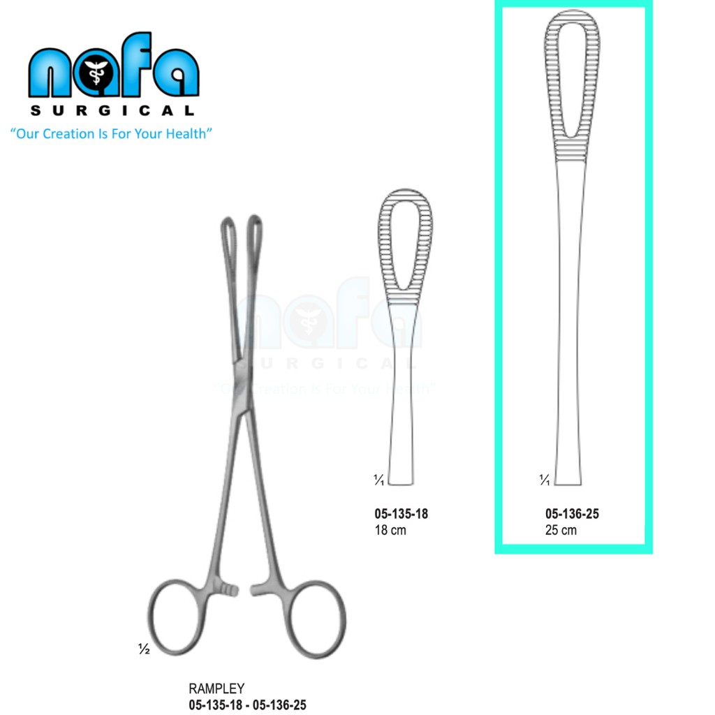 SPONGE FORCEPS RAMPLEY 25 CM | Shopee Thailand