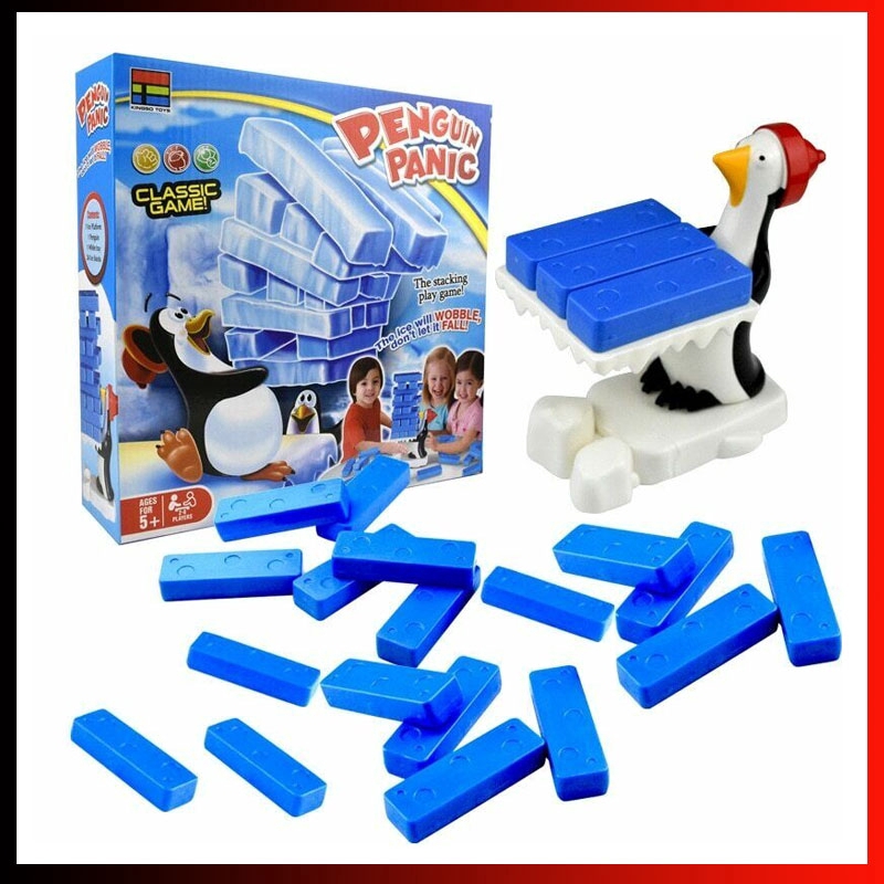 【Ready Stock】Penguin Panic Stacking Board Game Reaction Force ...