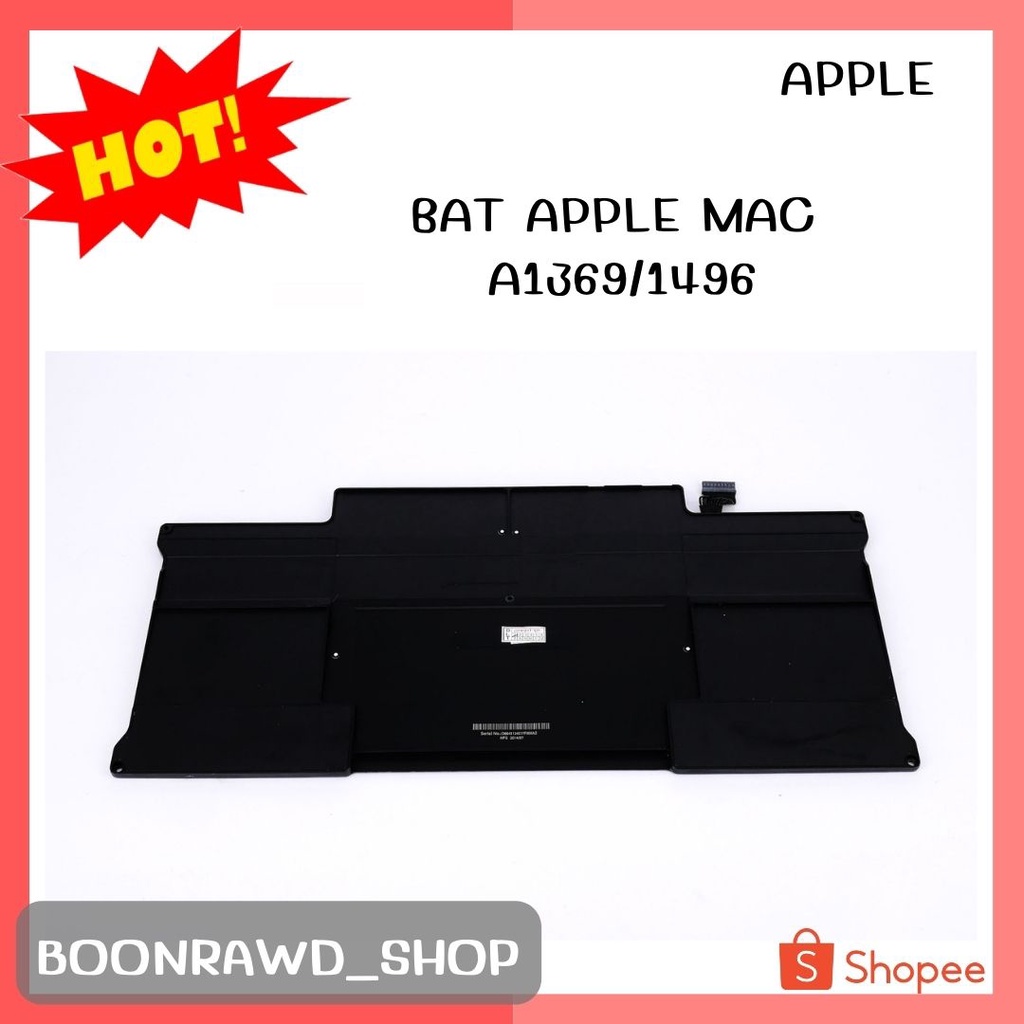 BAT แอปเปิ้ลMAC A1369/1496 แบตเตอรี่ แมคบุ๊ค //1398// | Shopee Thailand
