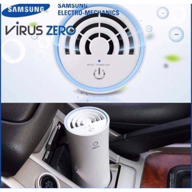Samsung virus zero เครื่องฟอกอากาศในรถยนต์ | Shopee Thailand