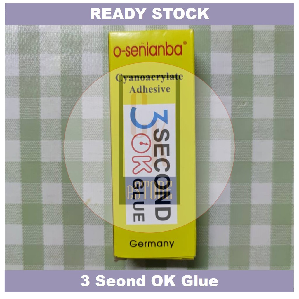 กาวซุปเปอร์ 502 กาว Gam Fast Dry 3 Second Gum Cair กาวชนิดน้ํา (ไม่ใช่ ...