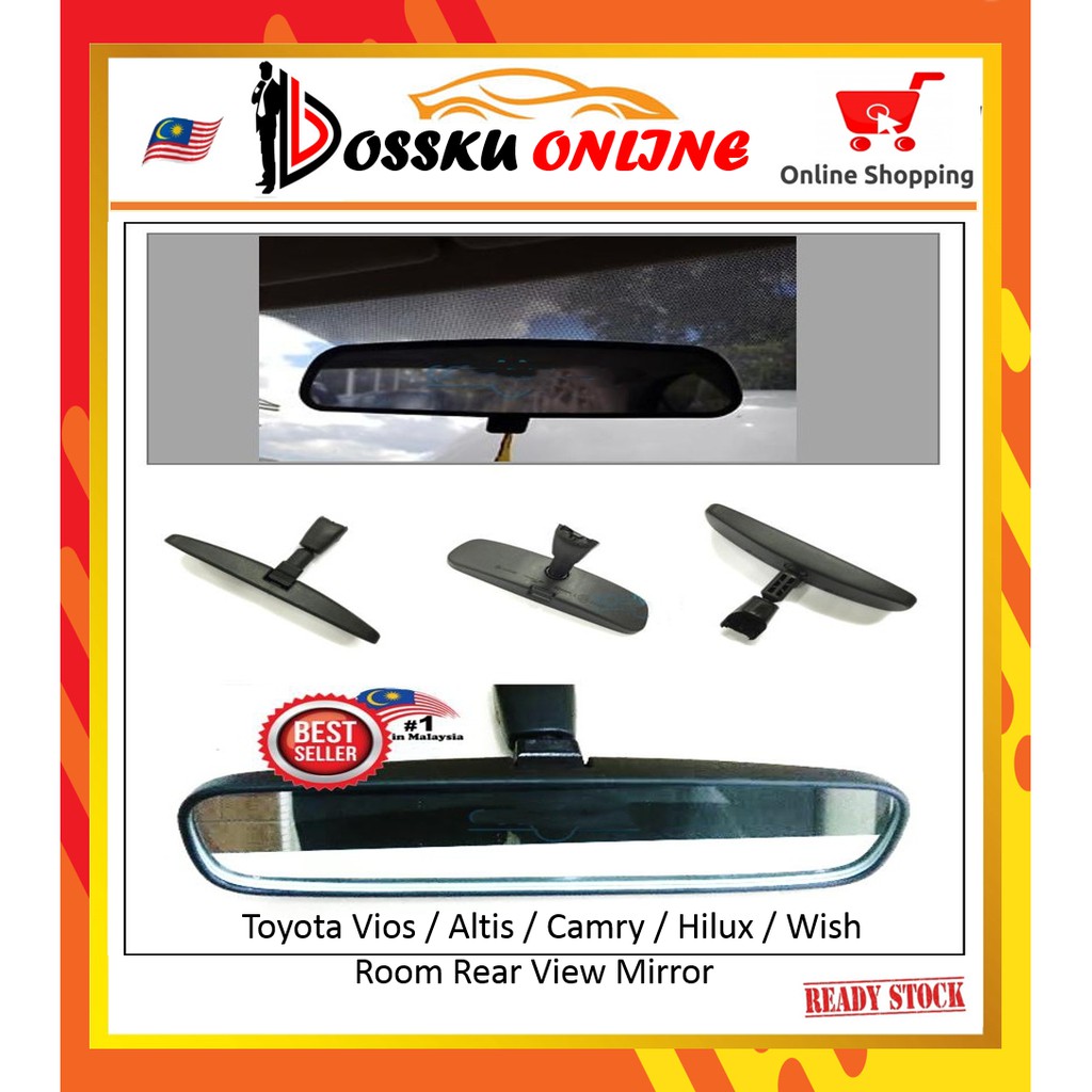 Toyota Vios / Altis / Camry / Hilux / กระจกมองหลัง Wish Room | Shopee ...