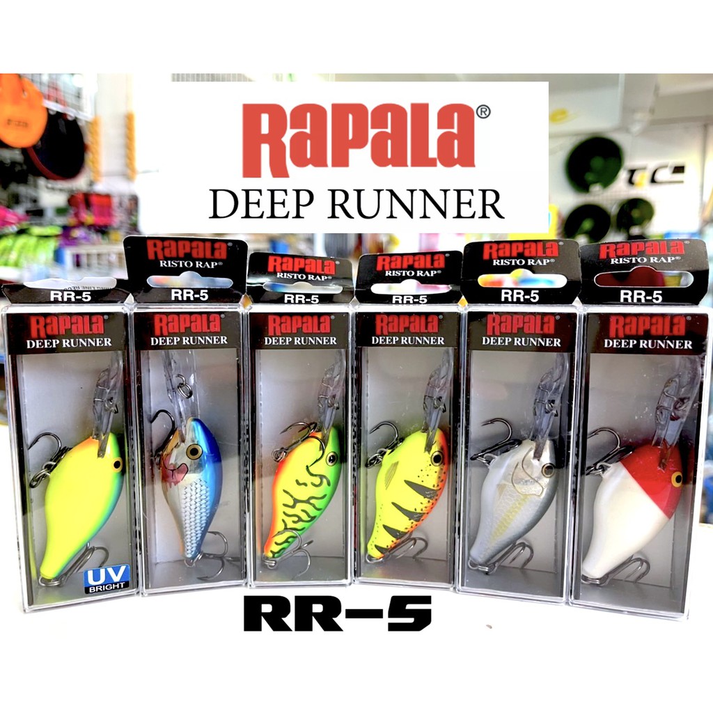 RAPALA RISTO RAP RR-5 DEEP RUNNER ราพาล่า ริสโต้ 5 ซม. เหยื่อปลอมตกปลา ...