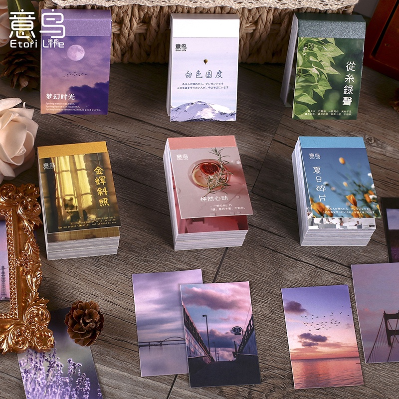 Enwei สติกเกอร์กระดาษวาชิ สําหรับตกแต่งสมุดภาพ 50 ชิ้น | Shopee Thailand