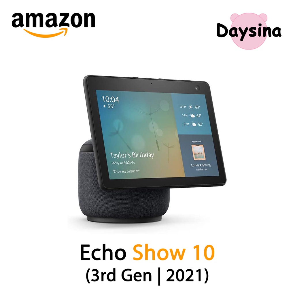 Amazon Echo Show 10 (3rd Gen) | HD smart display with motion and Alexa [ ลำโพงอัจฉริยะ พร้อมจอ ...