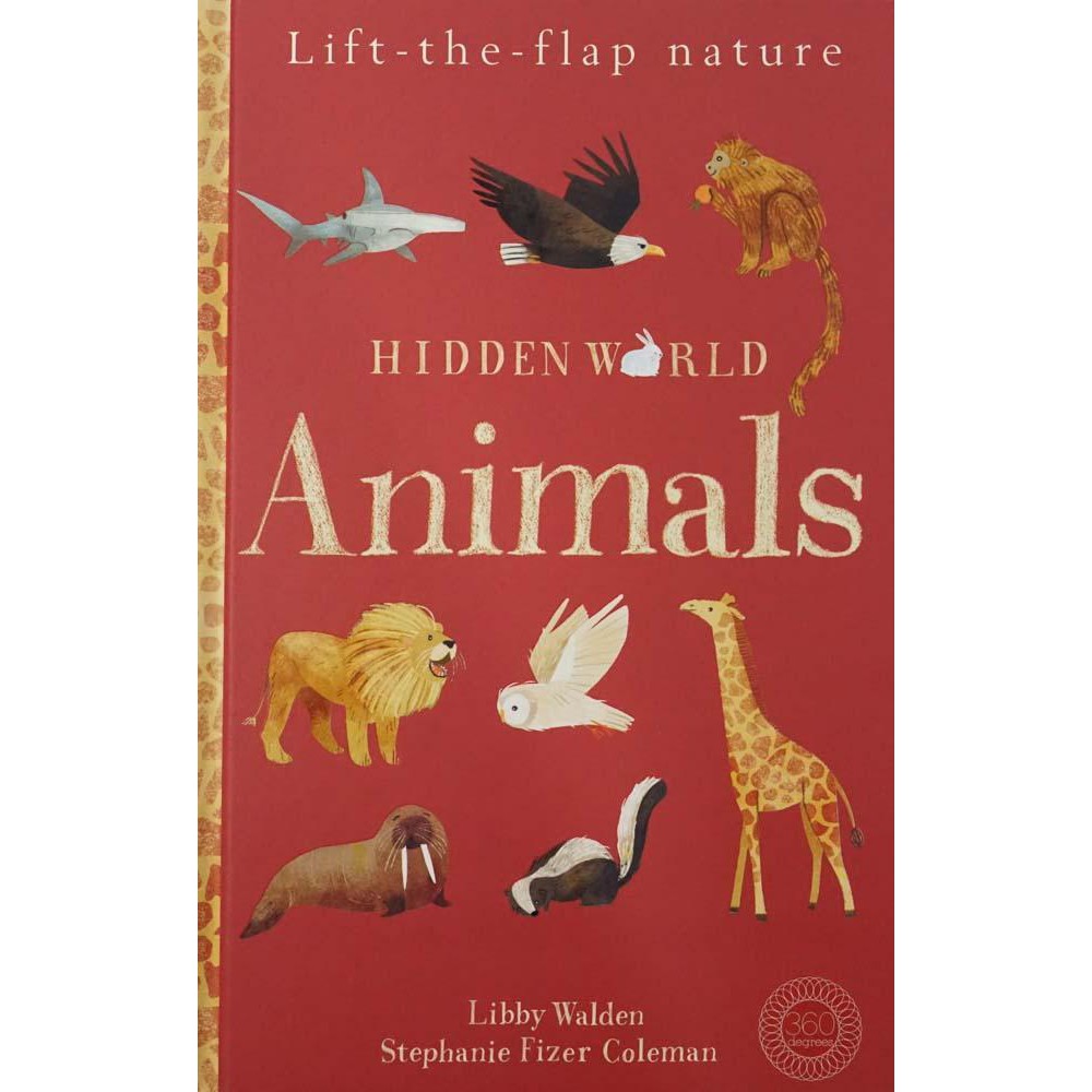 Hidden World Animals Lift-The-Flap Nature หนังสือเด็ก ภาษาอังกฤษ ปกแข็ง ...