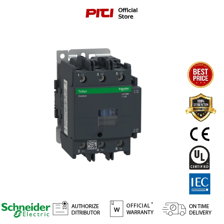 Schneider LC1D80M7 แมกเนติก คอนแทคเตอร์ TeSys Control Deca Contactor ...