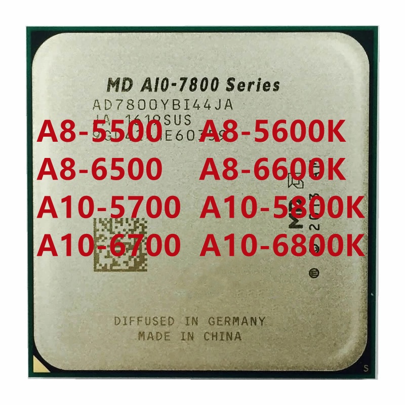 ซ็อกเก็ตโปรเซสเซอร์ CPU A8-5500 A8-5600K A8-6500 A8-6600K A10-5700 A10-5800K A10-6700 A10-6800K ...