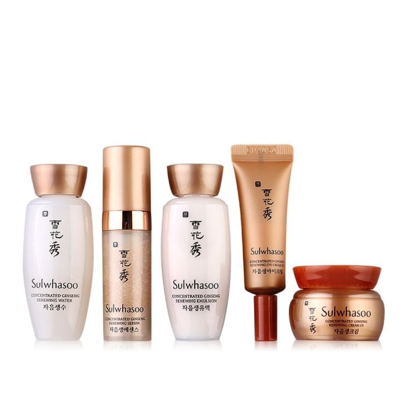 Sulwhasoo Concentrated Ginseng Renewing Basic Kit (Light, 5 Items ...