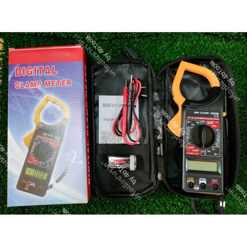 266 Digital Clamp Meter ดิจิตอล แคลมป์มิเตอร์ พร้อมจอ LCD | Shopee Thailand