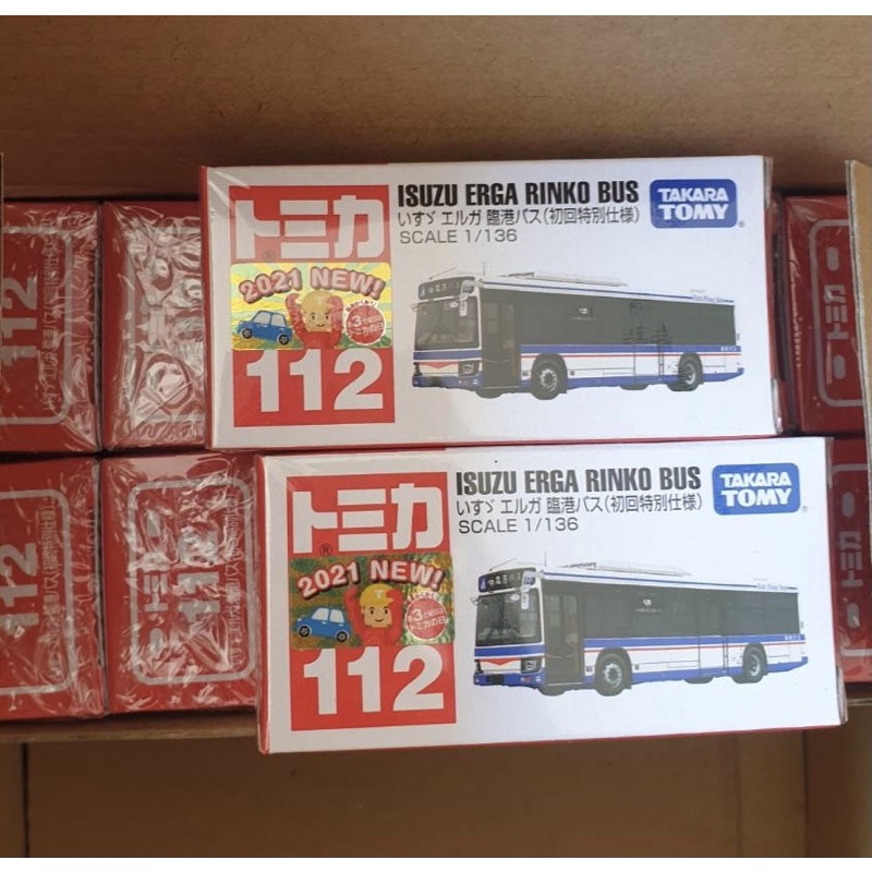 🔹พร้อมส่ง🔹 Tomica No.112 Isuzu Erga Rinko Bus (First Special ...