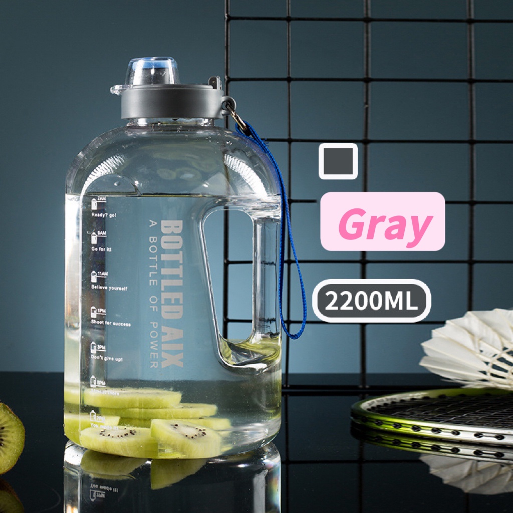 Miss Chayen กระติกน้ำกีฬา 2200ML พร้อมหลอดดูด พร้อมขาตั้งและที่จับ พกพาสะดวก | Shopee Thailand