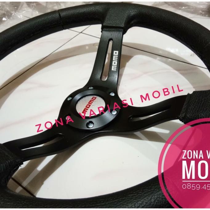 Hitam Premium Steer / พวงมาลัย / พวงมาลัย Racing Momo 14 นิ้ว Celong ...