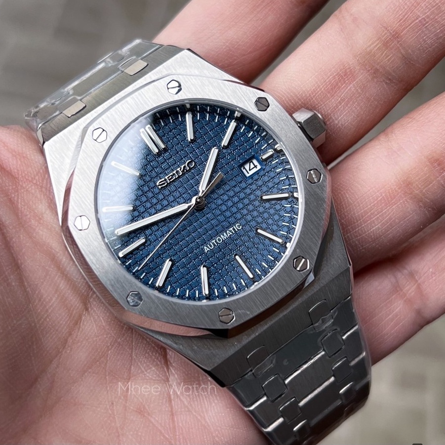 Seiko Mod AP Model Blue Dial Automatic Sapphire Perfect Combination ...