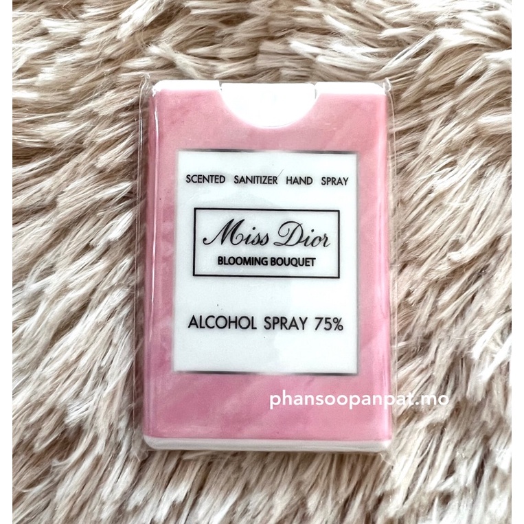 ALcohol hand spray แอลกอฮอล์ สเปรย์ การ์ด ทำความสะอาดมือ กลิ่นน้ำหอม ...