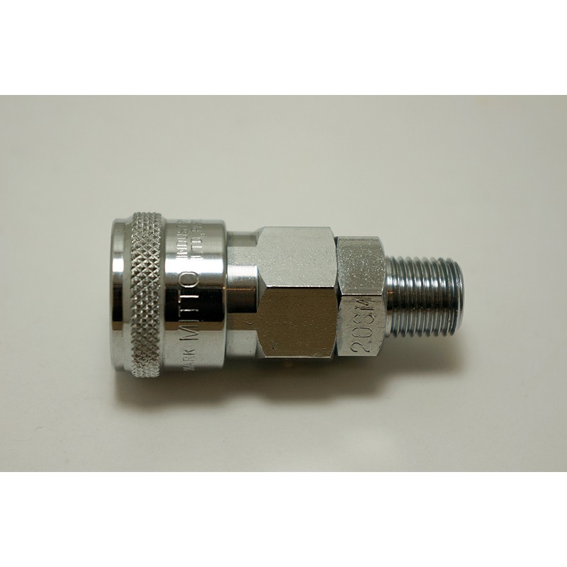 20SM ข้อต่อสวมเร็ว คอปเปอร์ลม ขนาดเกลียวนอก 2หุน รุ่น 20SM เกลียวนอก 1/ ...