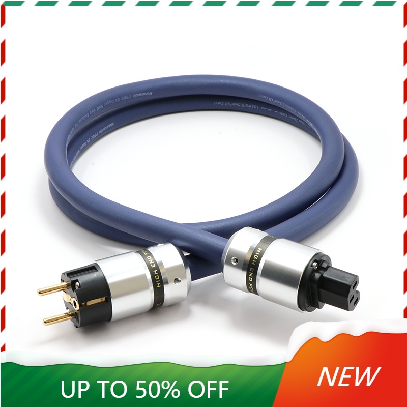 Hi-end Monosaudio P902 OFC ทองแดงบริสุทธิ ์ EU AC สายไฟ schuko Audio ...