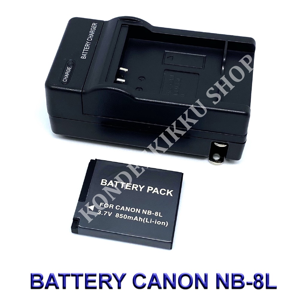 NB-8L / NB8L Battery and Charger For Canon PowerShot A2200,A3000 IS,A3100 IS,A3200 IS,A3300 IS ...