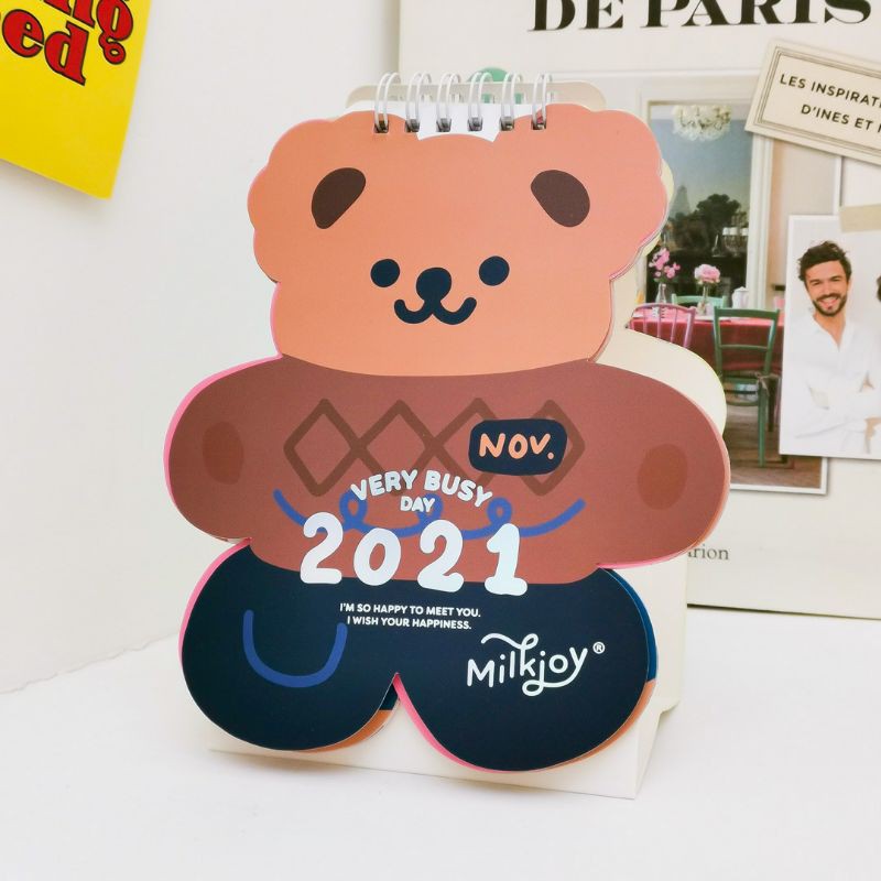 พรีออเดอร์ ปฏิทิน2021 น้องหมี bentoy milkjoy | Shopee Thailand