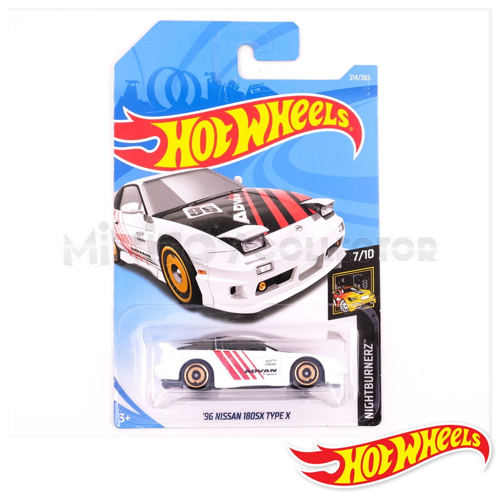 รถเหล็ก HOTWHEELS ของแท้ '96 Nissan 180SX Type X (White) | Shopee Thailand