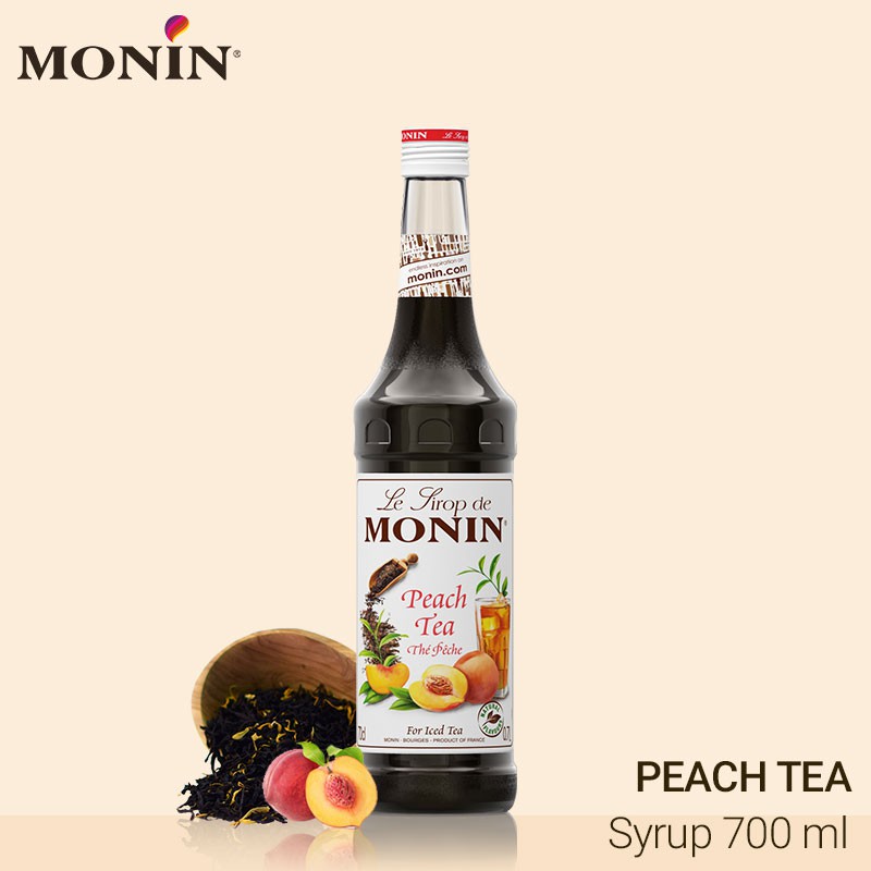 MONIN Peach Tea Syrup 700ml น้ำเชื่อมกลิ่นชาพีช 700 มิลลิลิตร | Shopee ...