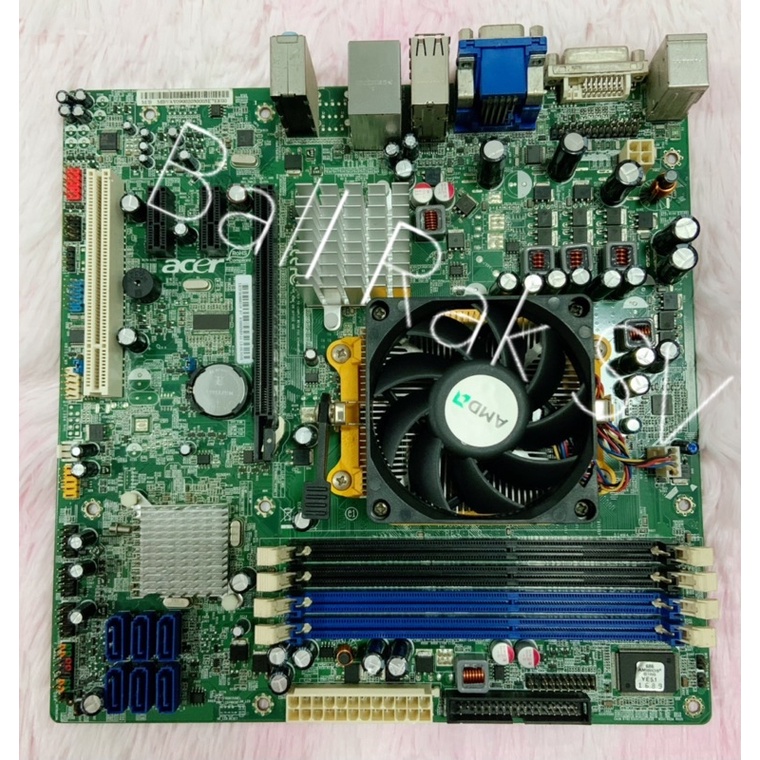 เมนบอร์ด Acer M430 AM3พร้อมCPU AMD Phenom II X2 560 3.3Ghz Ram DDR3 4 ...