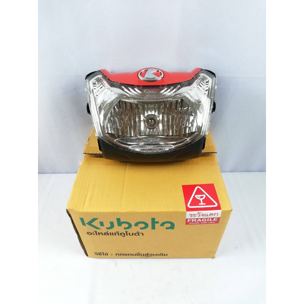 ชุดไฟหน้า RT PLUS ใช้ได้กับรุ่น RT 80,RT90,RT100,RT110 PLUS สีแดง (1T051-69020) พร้อมหลอดไฟและ ...