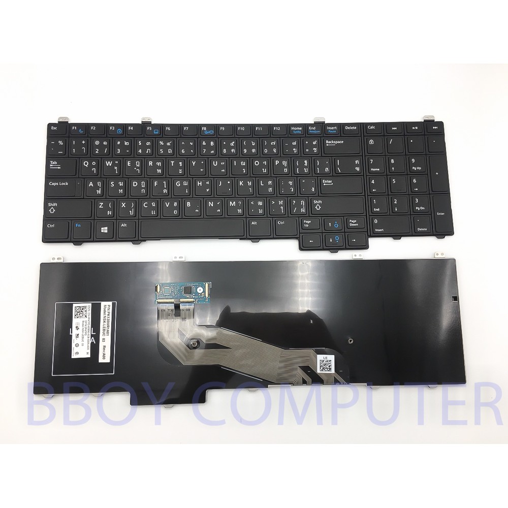 DELL KEYBOARD คีย์บอร์ด Dell Latitude E5540 ไทย | Shopee Thailand