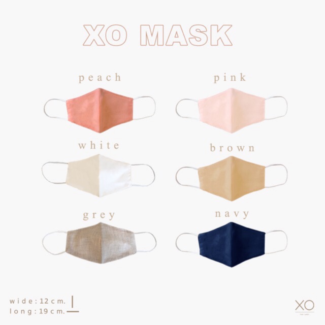 XO mask หน้ากากผ้าอนามัย xo หนา 3 ชั้น | Shopee Thailand