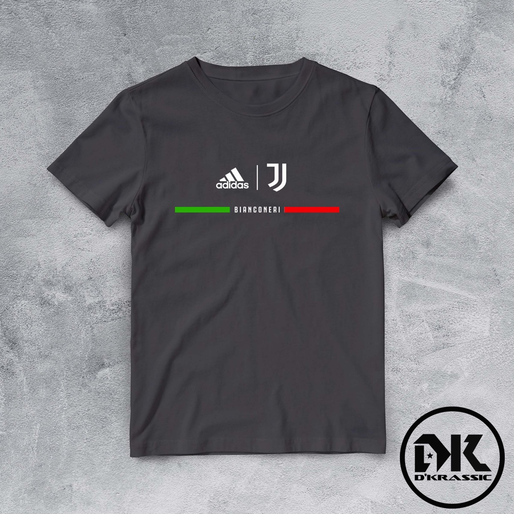 เสื้อยืด Tshirt T-Shirt Men COMBED 30S JUVENTUS STRIP | Shopee Thailand