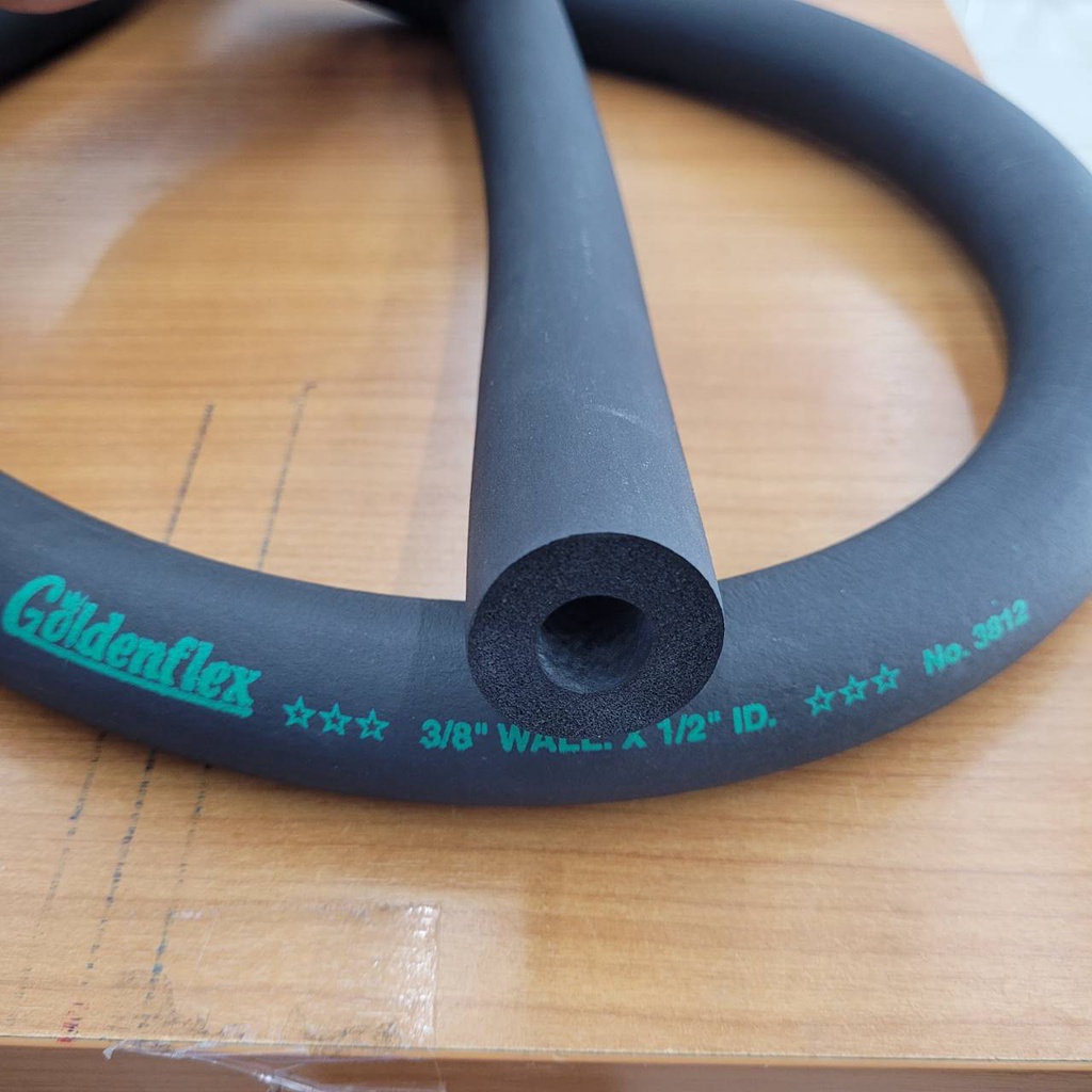 ยางหุ้มท่อ Goldenflex ท่อแอร์ ฉนวนหุ้มท่อแอร์ อย่างดี ไม่ลามไฟ มีหลายขนาด เหมาะสำหรับติดตั้งแอร์ ...