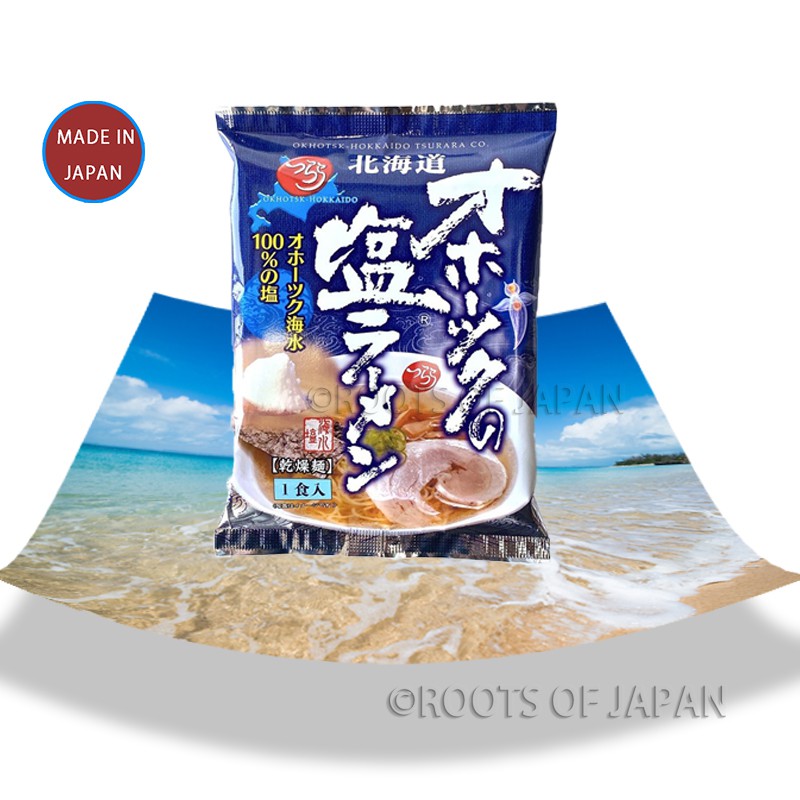 【Made in Japan】Okhotsk Salt Ramen （noodles） Salt Ramen Japan Food Cup ...