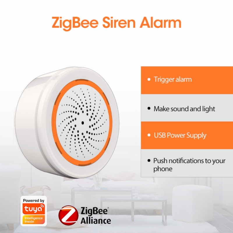 NEO Tuya Smart Zigbee Sensor Built-in Siren Alarm 3 in 1 90DB Sound ...