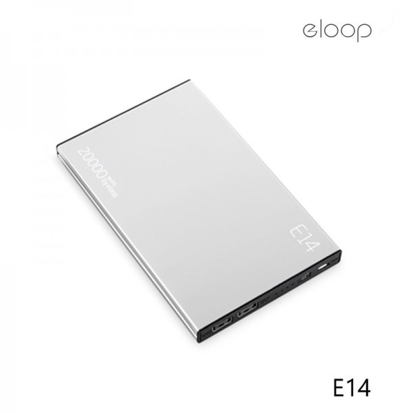 Eloop Power Bank 20000mAh E14 (Silver) ประกันศูนย์ | Shopee Thailand