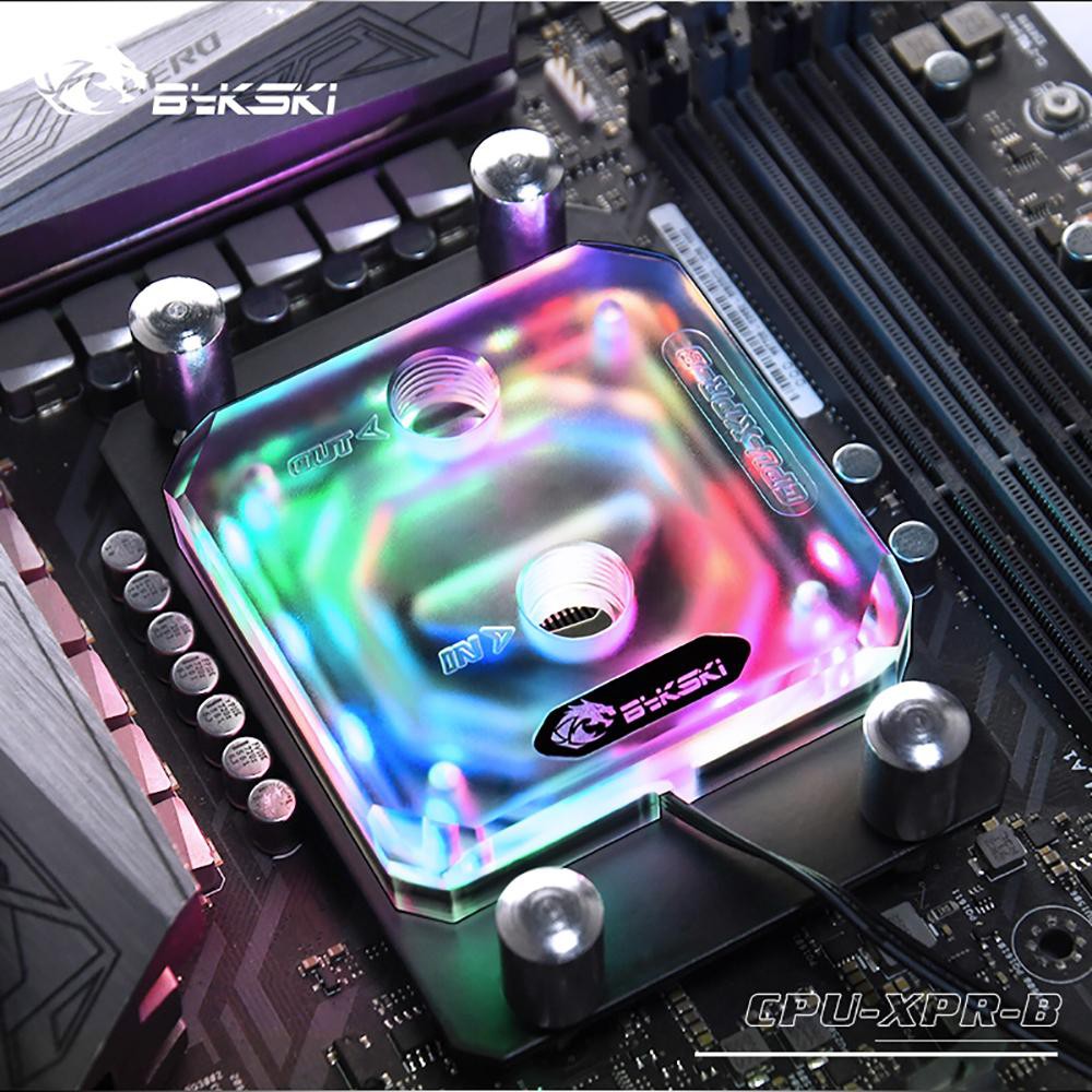 🌈BYKSKI AMD CPU WATER BLOCK RGB CPU-XPR-B Ryzen AM4 AM3 | Shopee Thailand