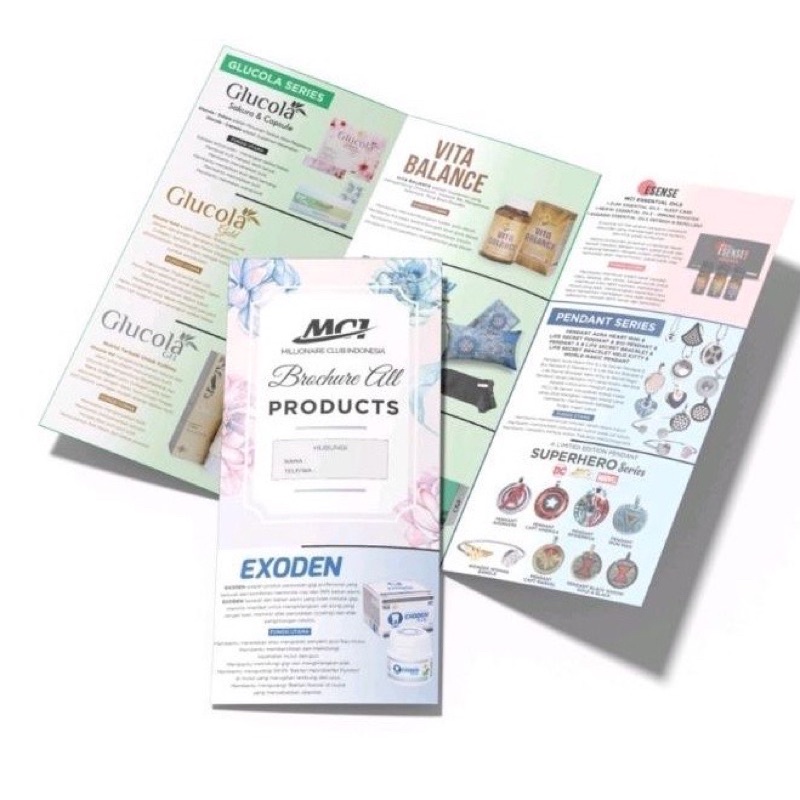 Mci PRODUCT BROSUR CONTAINS ใหม่ล่าสุด 50 แผ่น | Shopee Thailand