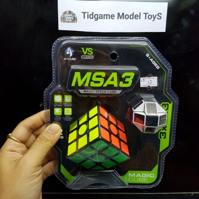 รูบิค 2 ลูก หมุนลื่น MSA3 มี 6 ช่อง MAGIC CUBE | Shopee Thailand