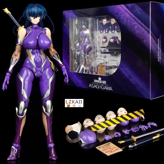 โมเดลฟิกเกอร์ อนิเมะ Native SECOND AXE HENTAI Action Taimajin yukikaze Asagi Sakura Igawa Mizuki ...