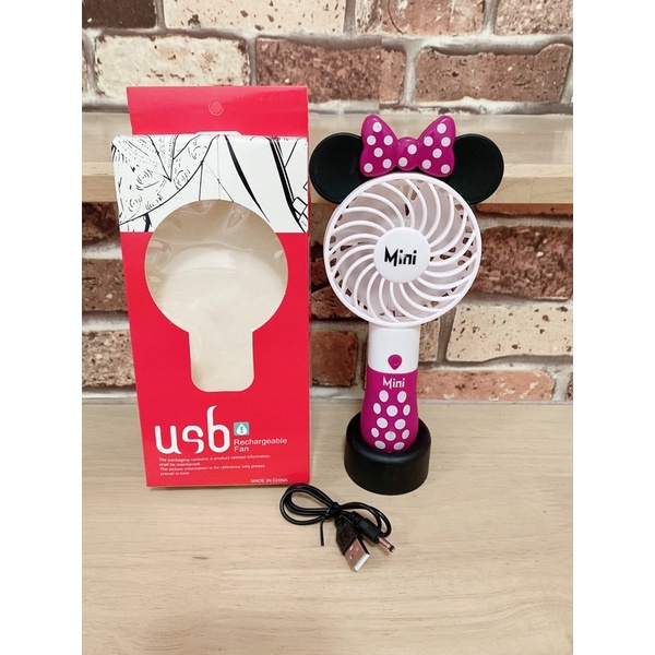 พัดลมพกพามิกกี้มินนี่ | Shopee Thailand