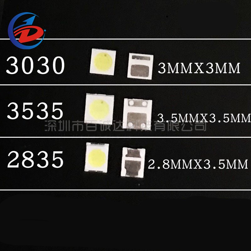3030 3535 2835 SMD หลอดไฟ LED ลูกปัดซ่อม LCD TV backlight 1W 3V 6V สี ...