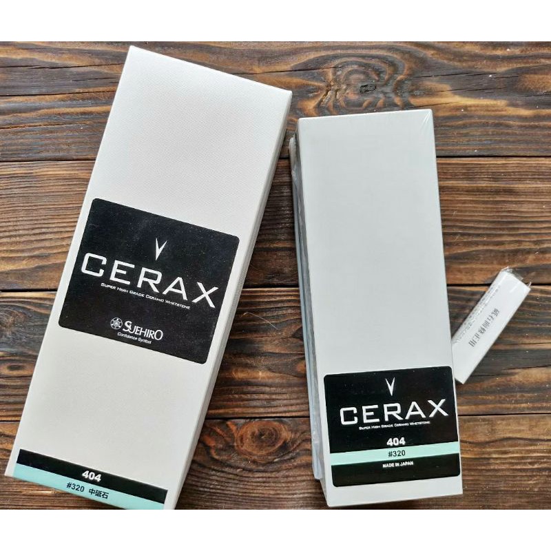 Suehiro Cerax 320 Grit (มีฐานรองยางซิลิโคน และ หิน Nagura Stone) หินลับมีด Suehiro หินลับมีด ...