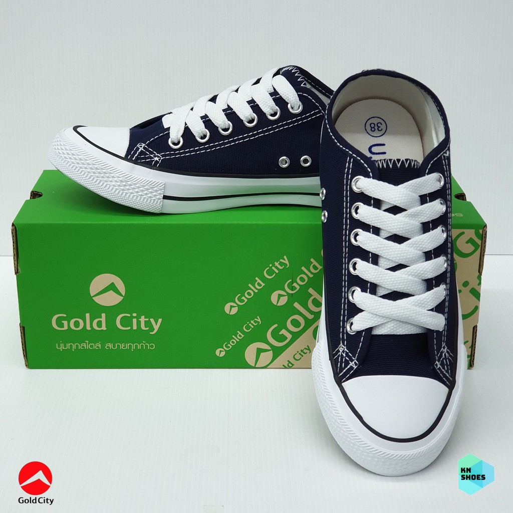 รองเท้าผ้าใบ รองเท้าผ้าใบลำลอง โกล์ด ซิตี้ Gold city Goldcity 1207 ขนาด 38-45 | Shopee Thailand