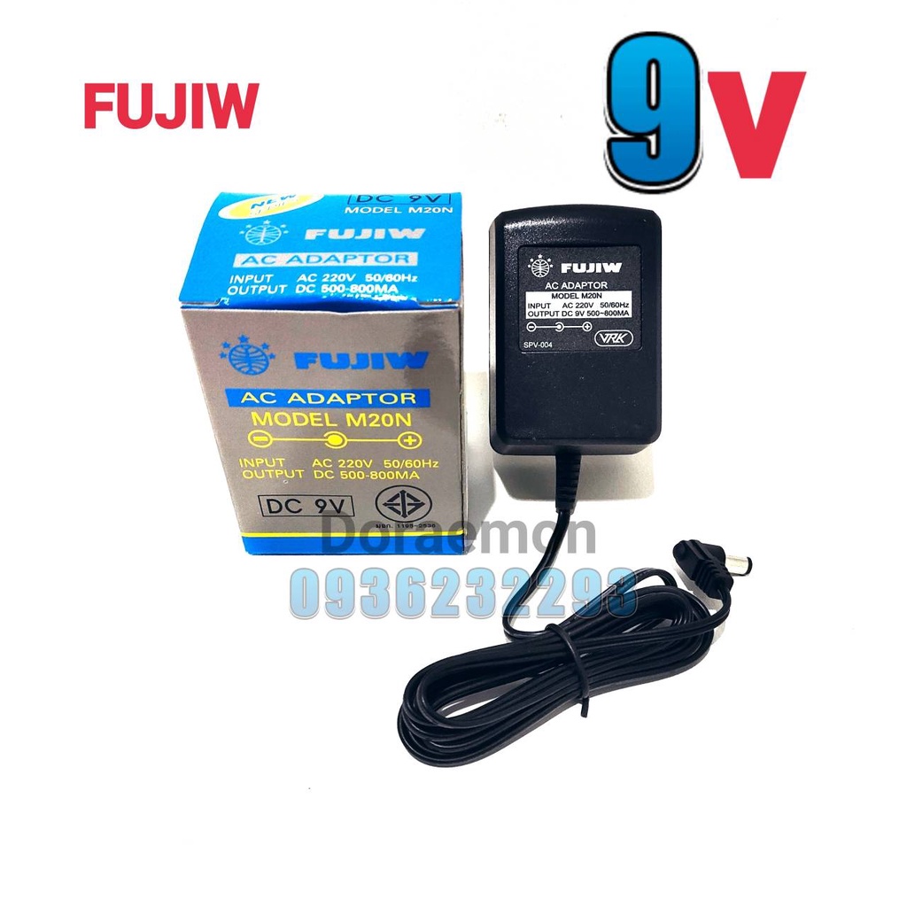 FUJIW AC ADAPTOR MODEL M20N(-ใน +นอก) DC9V หม้อแปลงไฟ อะแดปเตอร์ MADE IN THAILAND | Shopee Thailand