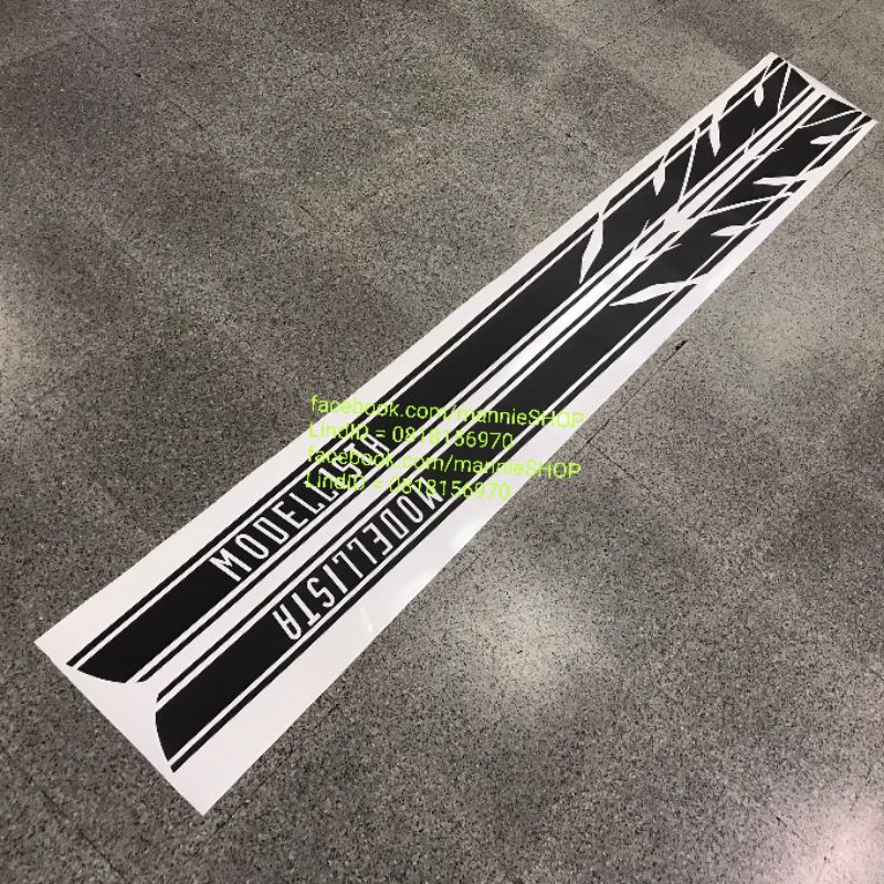 สติ๊กเกอร์งานตัดคอมติดชายล่างประตู รถTOYOTA REVO รุ่น PRERUNNER ปี 2021 ...