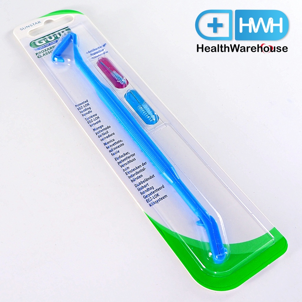 Sunstar GUM Proxabrush Classic 605 แปรงซอกฟัน Interdental Brush Proxa ...