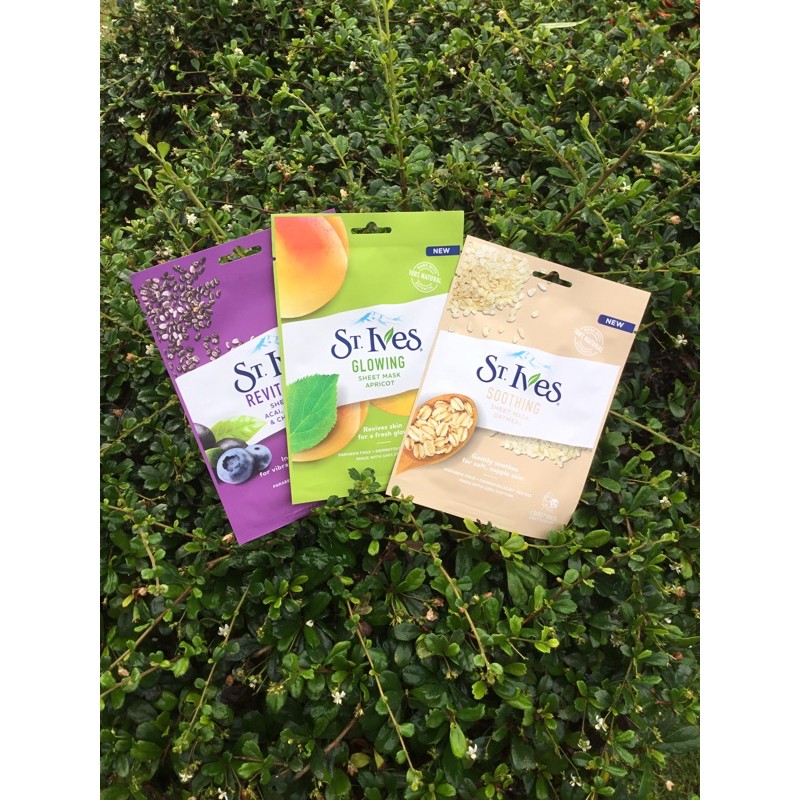 ST. Ives sheet mask จำนวน 1 แผ่น | Shopee Thailand