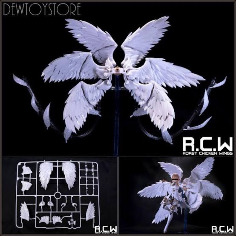 RCW six-wing set RCW-01 ปีกพาสเสริมโมเดล หกปีก ปีกนางฟ้า เซ็ตพิเศษ แถม ...