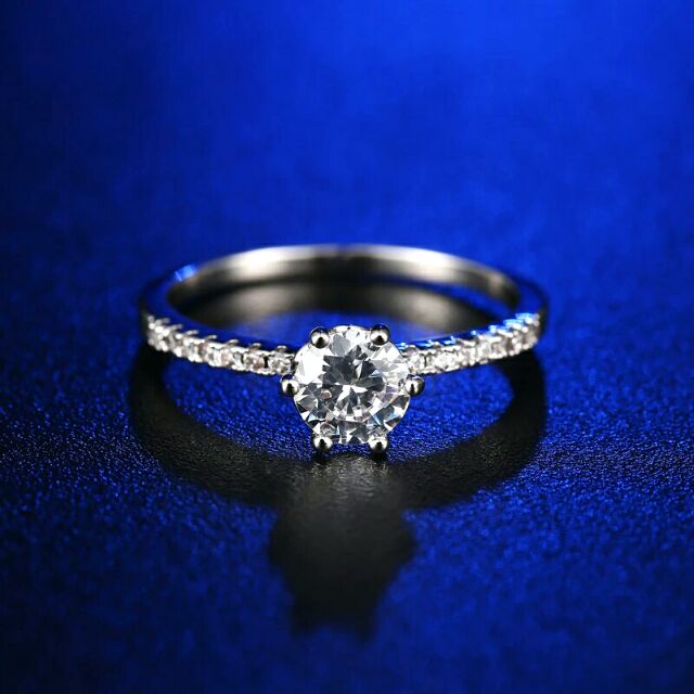 🔥Sale🔥แหวนเพชรCz 1ct เกรดAAA | Shopee Thailand