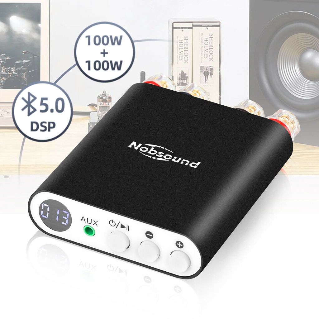Nobsound เครื่องขยายเสียงดิจิทัลบลูทูธ 5.0 DSP TPA3221 | Shopee Thailand