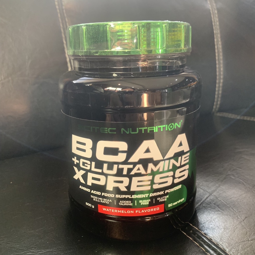 Scitec Nutrition BCAA+Glutamine Watermelon 600g. (กรดอะมิโนบีซีเอเอ กลู ...